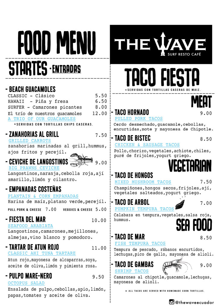 Menu – THE WAVE