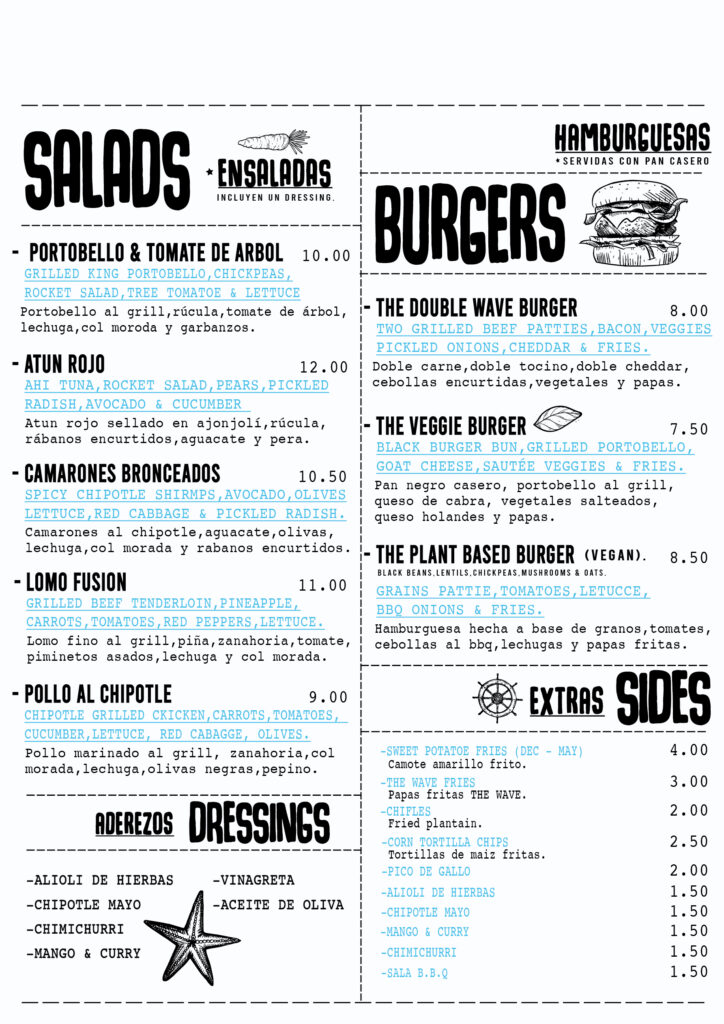 Menu – THE WAVE